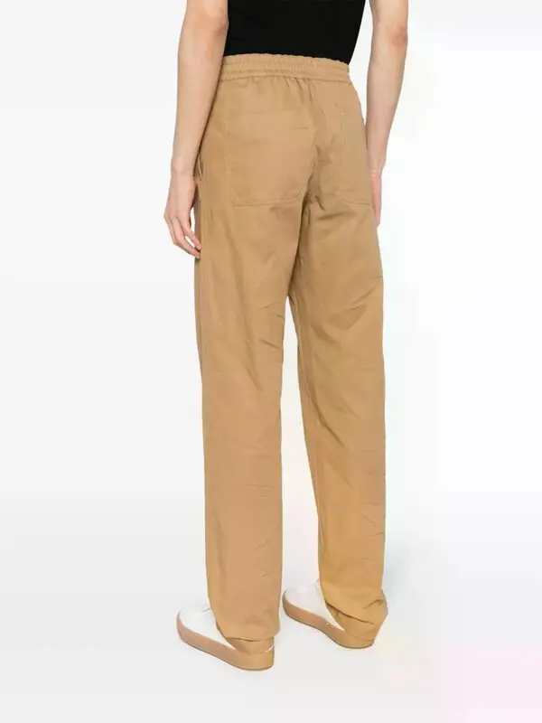 Maison Kitsuné Mid-rise Straight-leg Trousers
