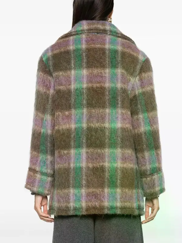 Smythe Blanket Plaid Double-breasted Coat