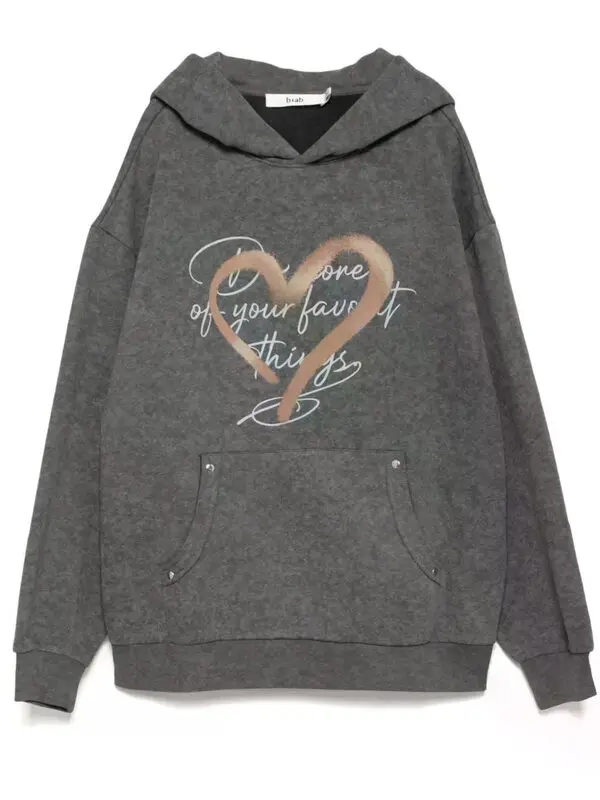 B+AB Graphic Print Hoodie