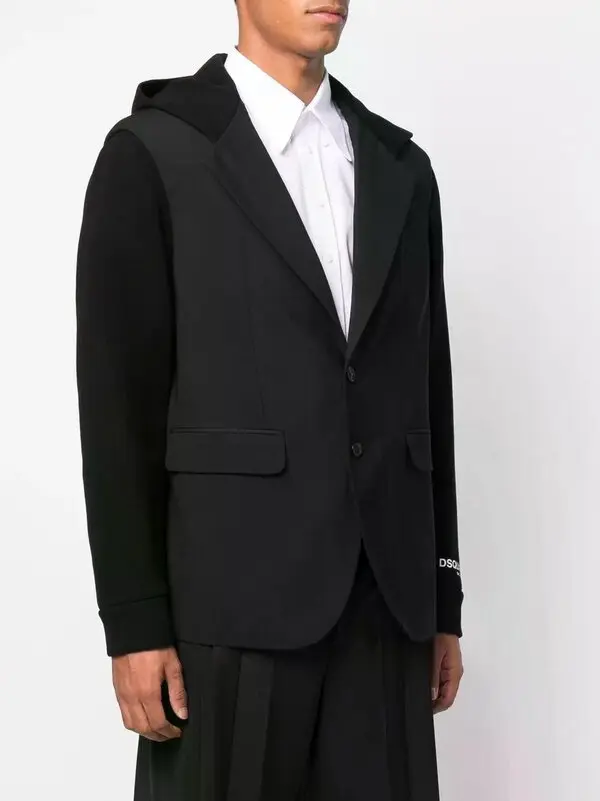 Dsquared2 Single-breasted Hooded Blazer