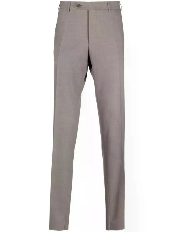 Canali Mid-rise Tailored Tapered Trousers