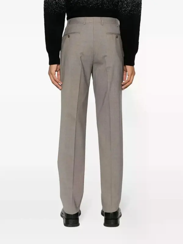 Canali Mid-rise Tailored Tapered Trousers