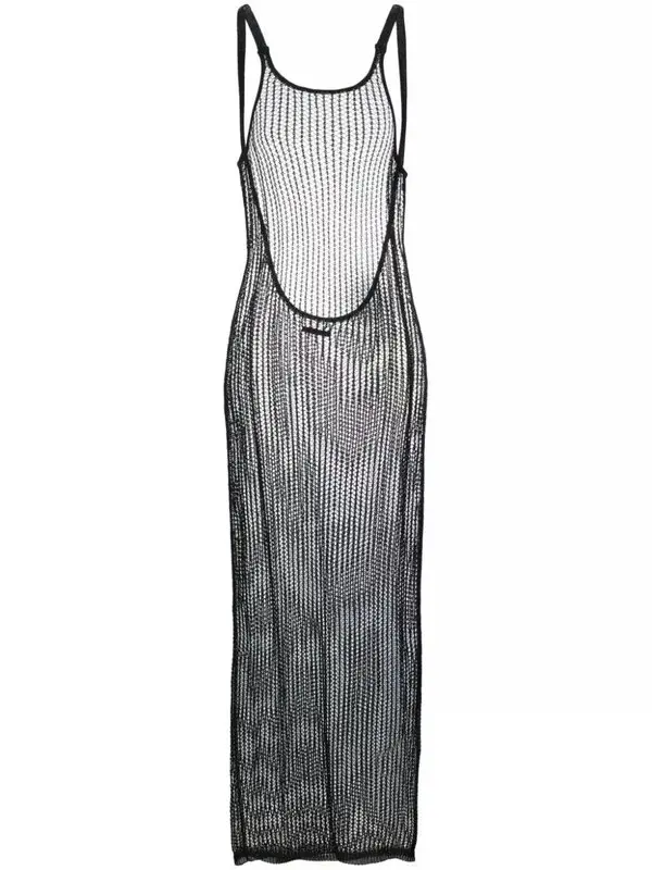 Heron Preston Open-knit Dress