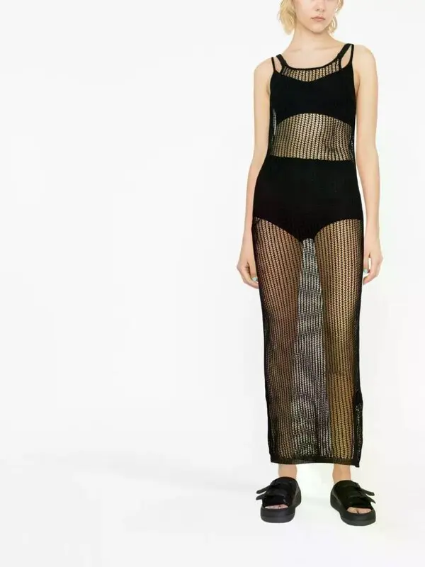 Heron Preston Open-knit Dress