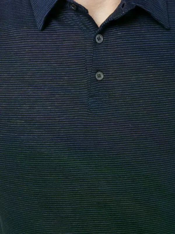 ZANONE Striped Polo Shirt