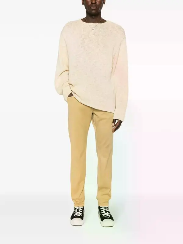 DIESEL® Drawstring Tapered Cotton Blend Trousers