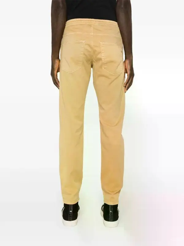 DIESEL® Drawstring Tapered Cotton Blend Trousers