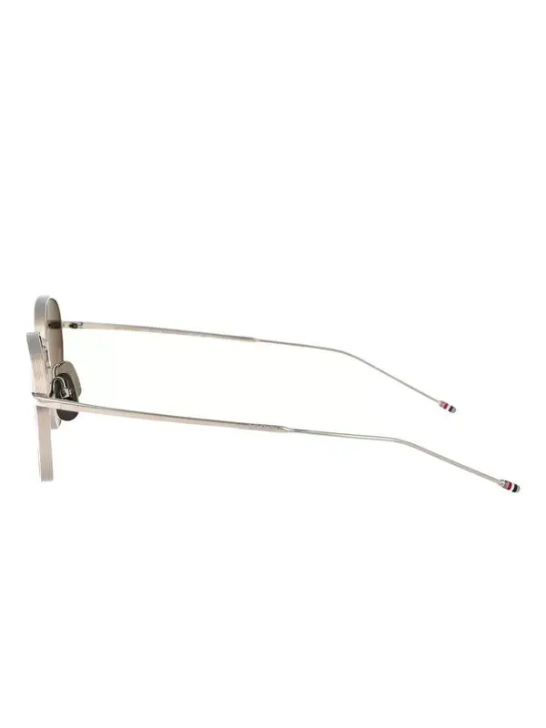 Thom Browne Round Frame Sunglasses - Silver