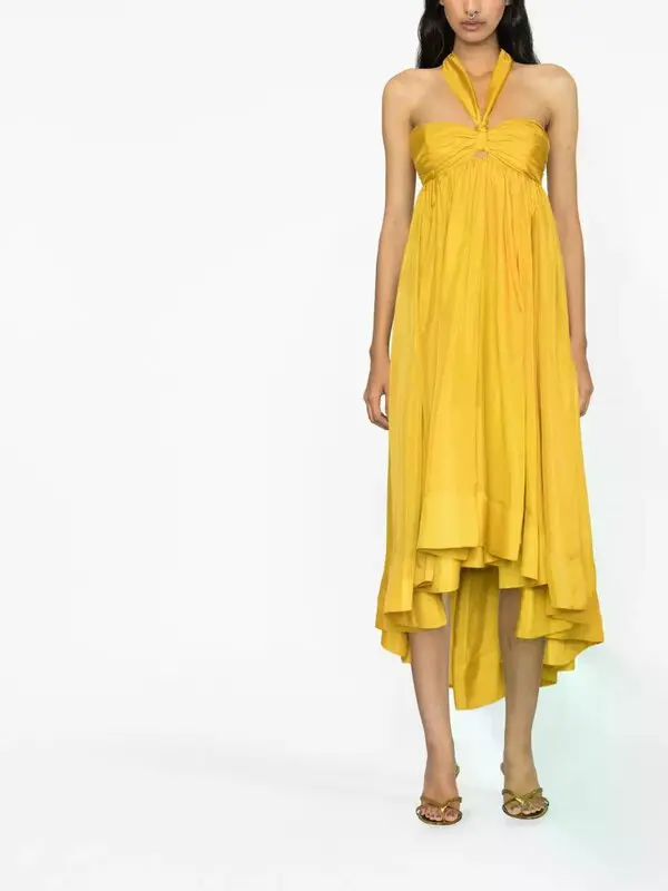 Zimmermann Devi Halterneck Asymmetric Dress