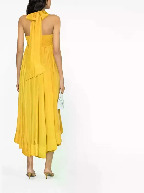 Zimmermann Devi Halterneck Asymmetric Dress