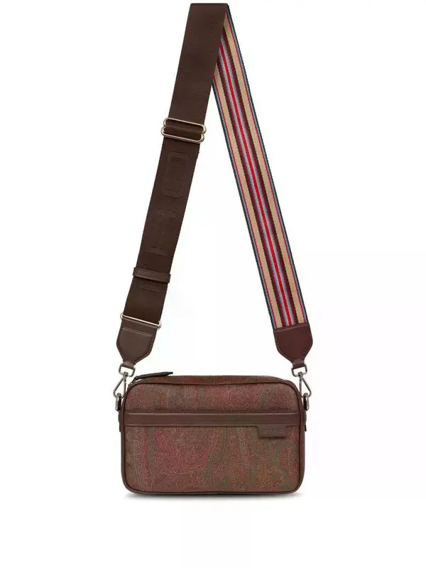 Etro Mini Paisley-print Camera Bag - Brown