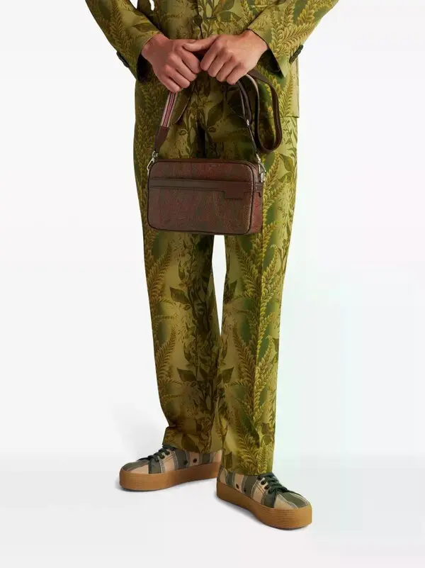 Etro Mini Paisley-print Camera Bag - Brown