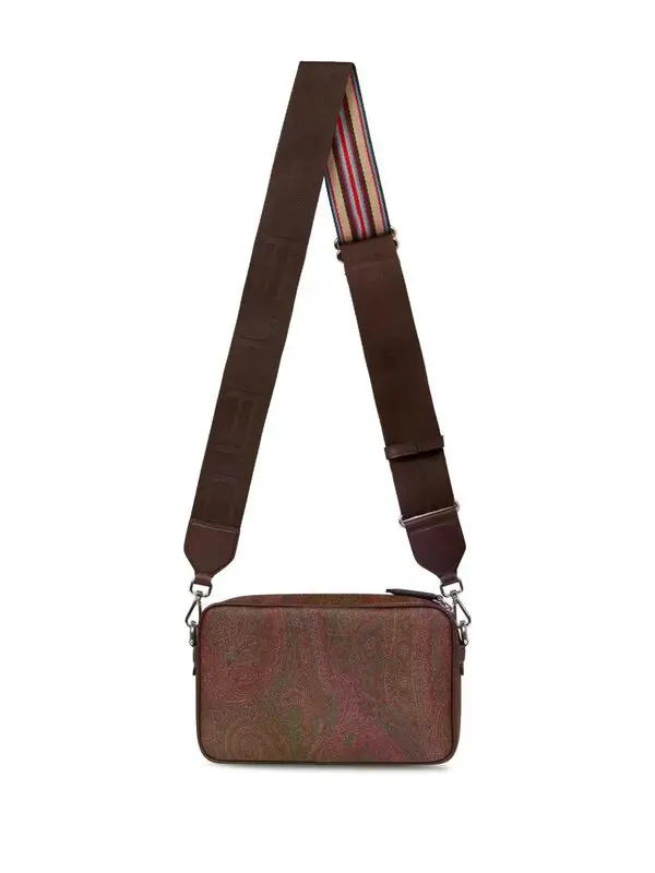 Etro Mini Paisley-print Camera Bag - Brown