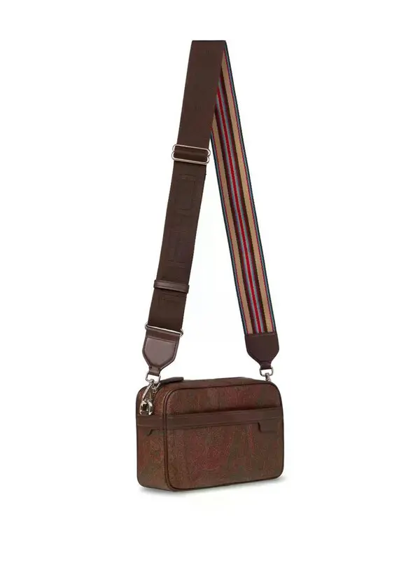 Etro Mini Paisley-print Camera Bag - Brown