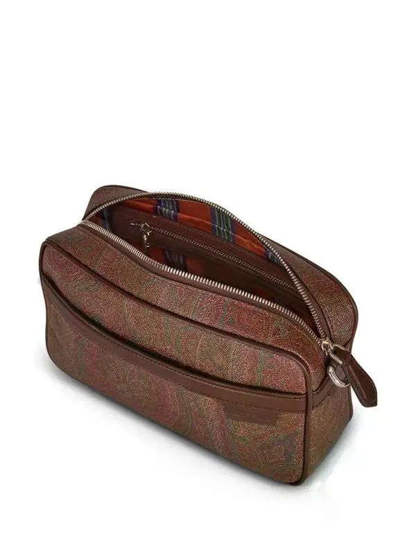 Etro Mini Paisley-print Camera Bag - Brown