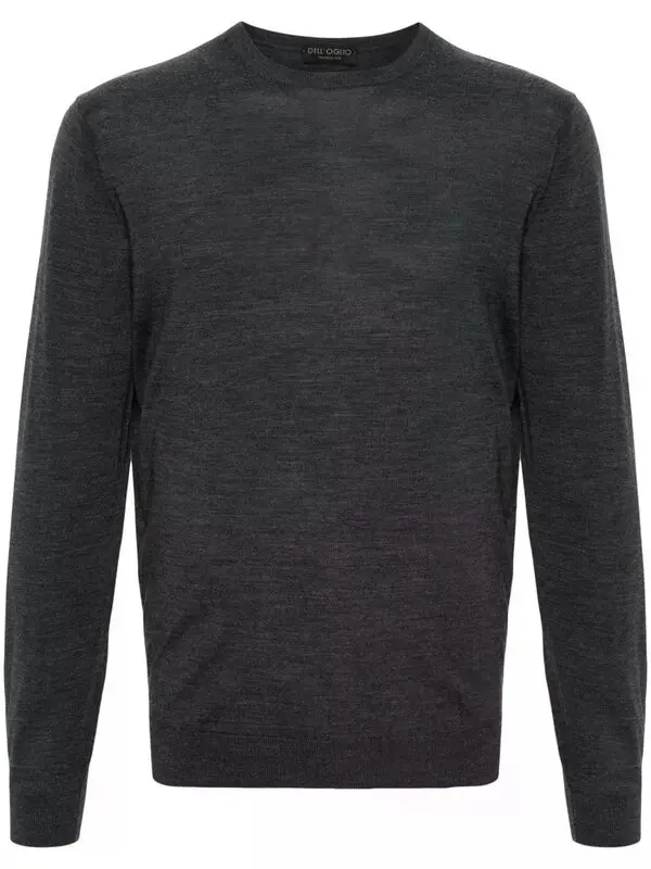 DELL'OGLIO Crew Neck Merino Wool Jumper
