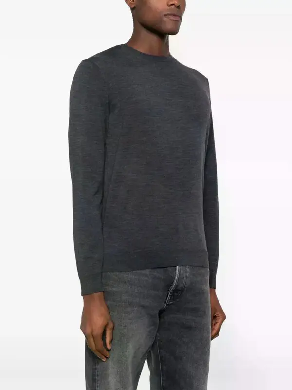 DELL'OGLIO Crew Neck Merino Wool Jumper