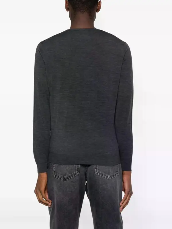 DELL'OGLIO Crew Neck Merino Wool Jumper
