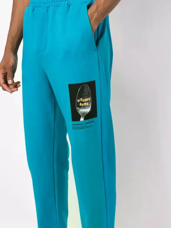 Helmut Lang Photographic-print Cotton Track Pants