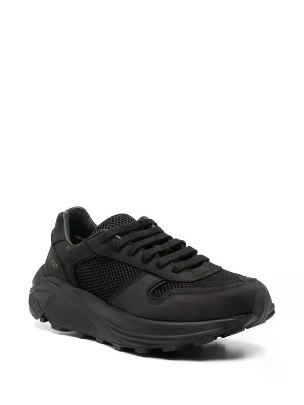COMMON PROJECTS Panelled Lace-up Sneakers - Black