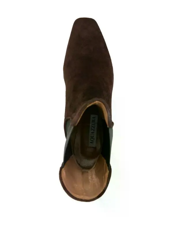 AQUAZZURA Lyon Suede Chelsea Boots