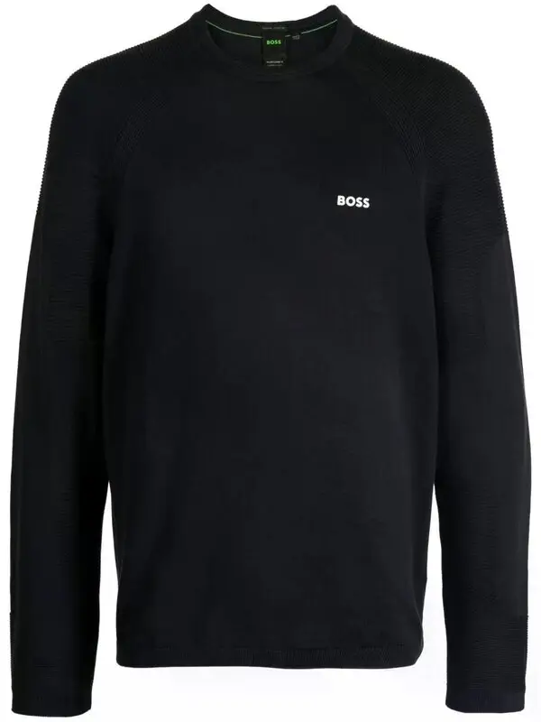 BOSS Crew-neck Sweatshirt - Blue