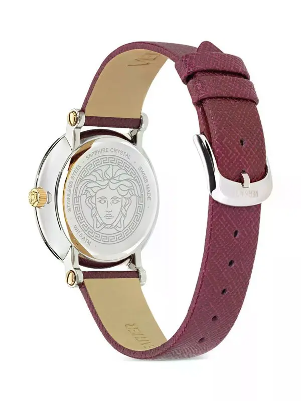 Versace Greca Sphere 35mm Stainless Steel Watch