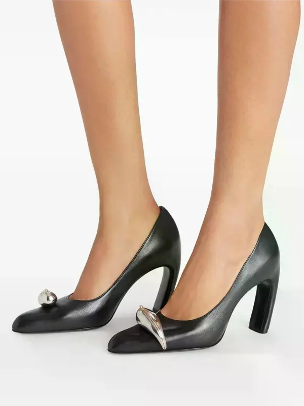 Tory Burch 90mm Pierced Xl Pumps - Black
