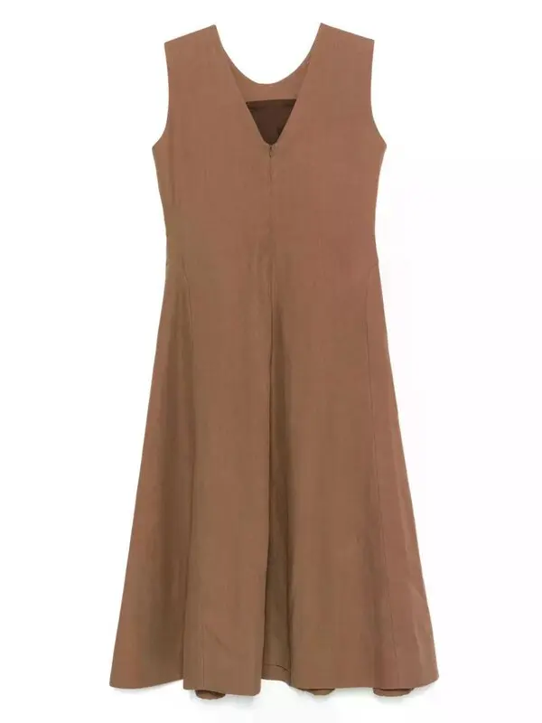 SKALL STUDIO Antonia Midi Dress - Brown