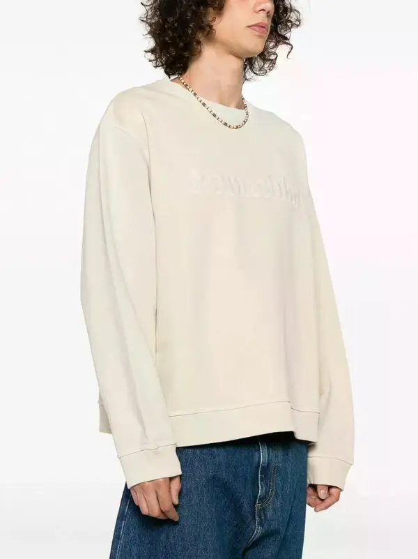Nanushka Logo Embroidered Cotton Sweatshirt