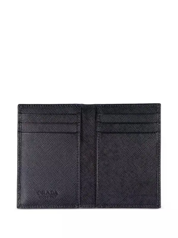 Prada Leather Cardholder - Black