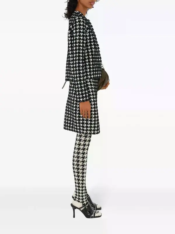 Burberry Houndstooth Crew Neck Jumper