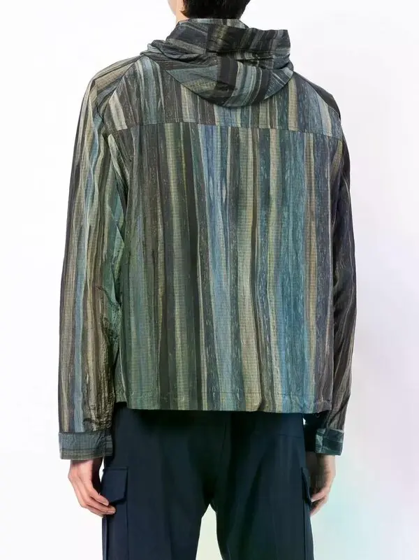 Paul Smith Hooded Jacket With Woodland Print