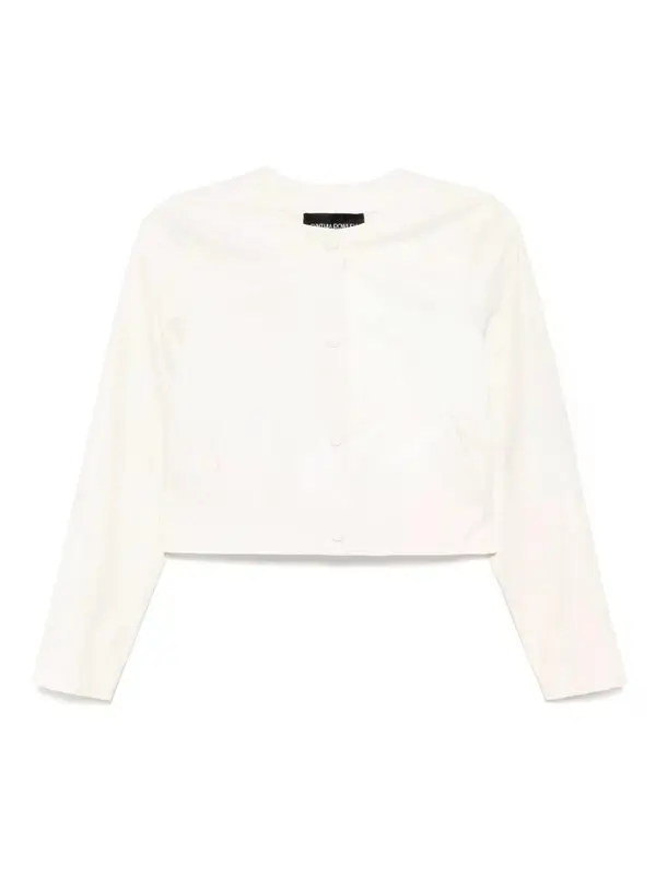Cynthia Rowley Cropped Leather Jacket