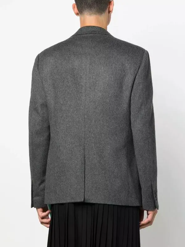 Off-White Logo Patch Single-breasted Blazer