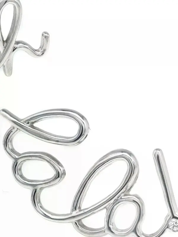 LILY GABRIELLA 18kt White Gold Diamond Stud Earrings