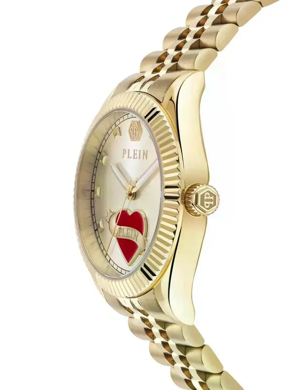 Philipp Plein Valentine" -tone Stainless Steel Quartz Watch