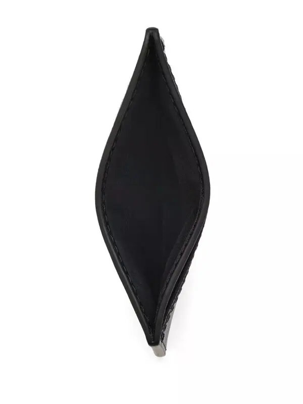 Marc Jacobs Logo-print Leather Cardholder - Black