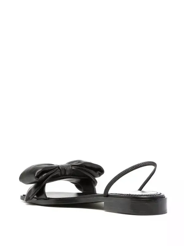 Dsquared2 Leather Bow Detail Slingback Sandals