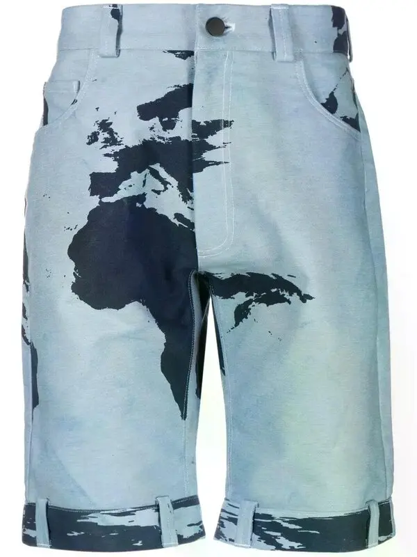 STAIN SHADE Abstract Print Bermuda Shorts