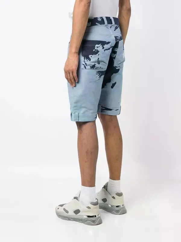 STAIN SHADE Abstract Print Bermuda Shorts