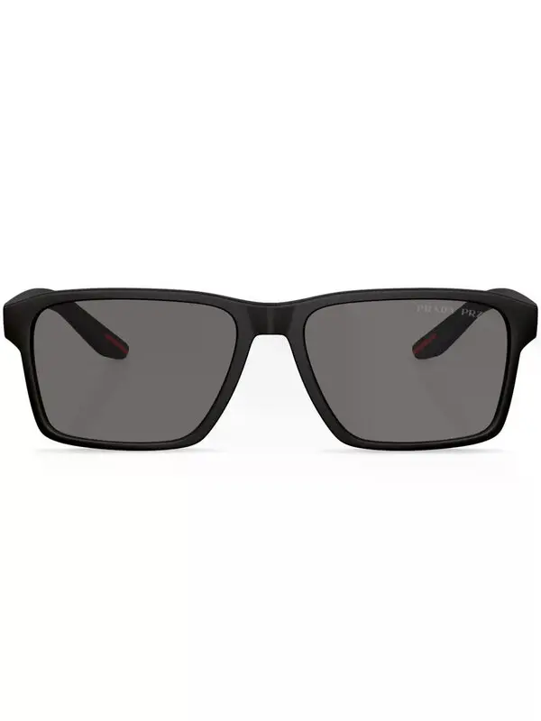 Prada Rectangle Frame Sunglasses - Black