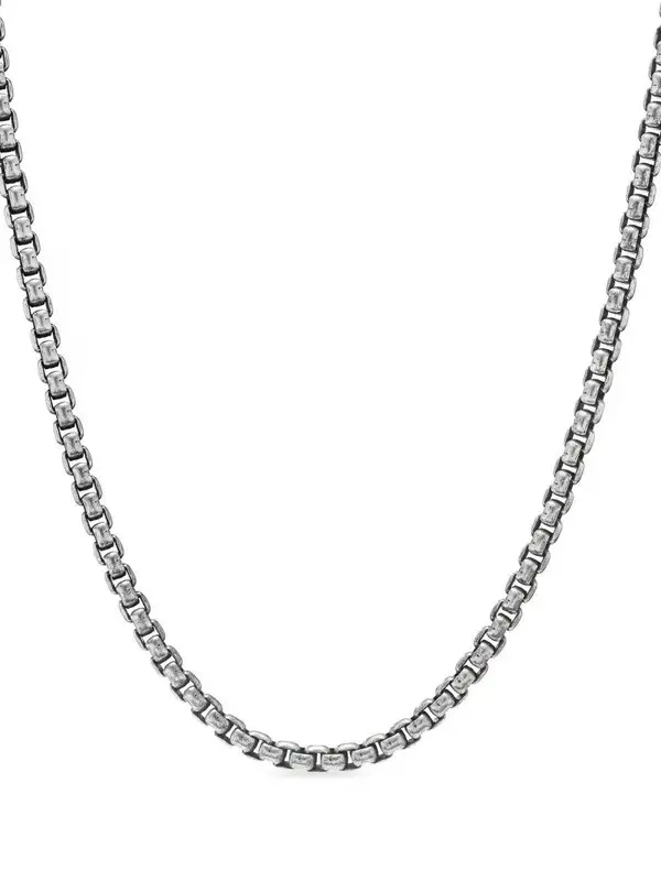 David Yurman 3.6mm Box Chain Necklace - Silver