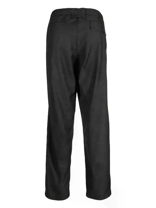 Undercover Elasticated Waistband Wool Straight-leg Trousers - Grey