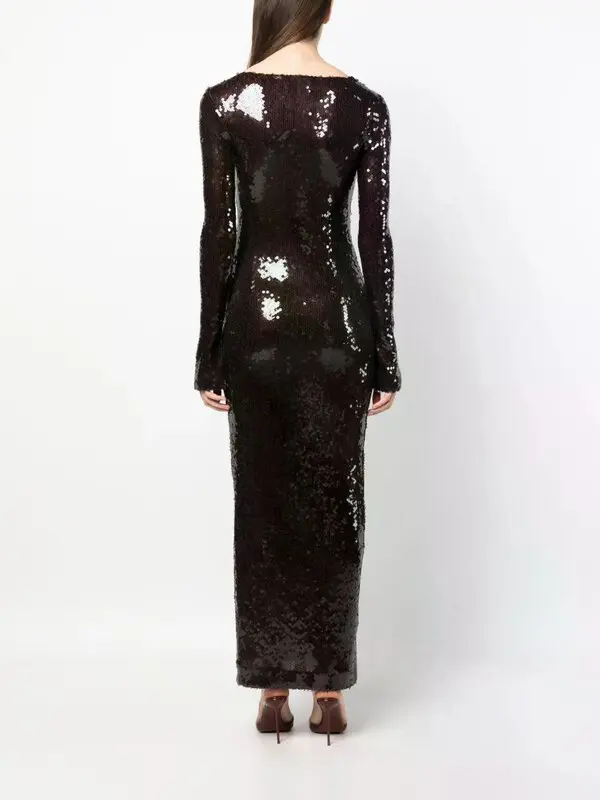 16Arlington Solaria Sequin-embellished Maxi Dress