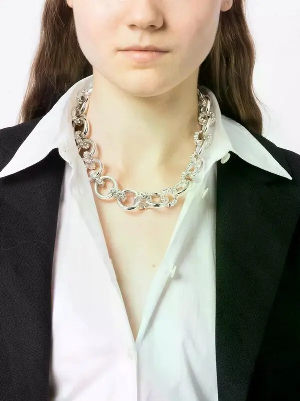 RAGBAG Tone Ring Detail Chain Necklace