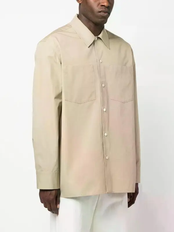 JIL SANDER Long-sleeve Cotton Shirt