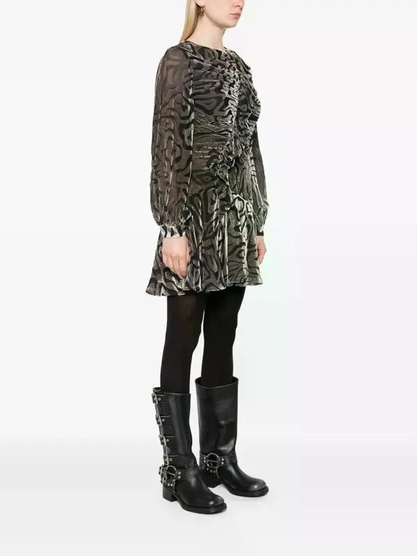 Ulla Johnson Gia Mini Dress In Nickel