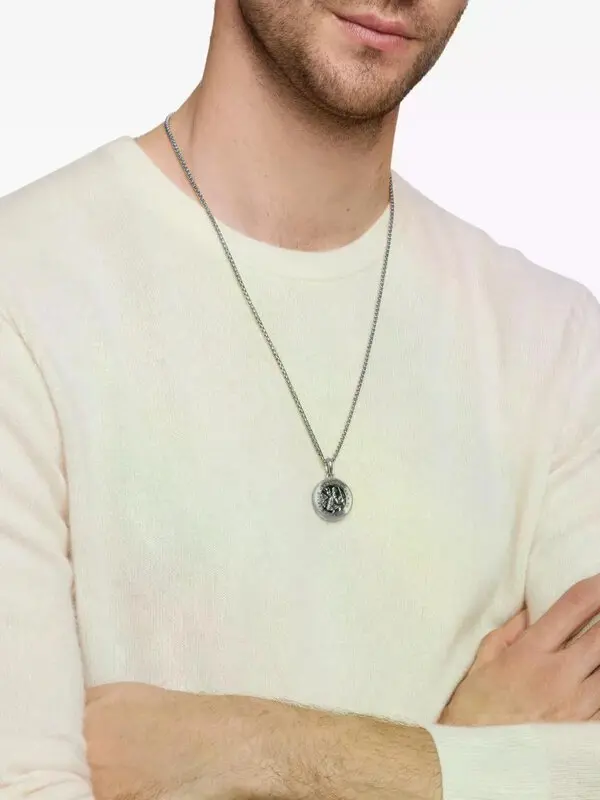 David Yurman Sterling St. Christopher Amulet