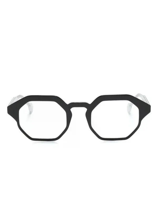 L.A. EYEWORKS Geometric-frame Glasses